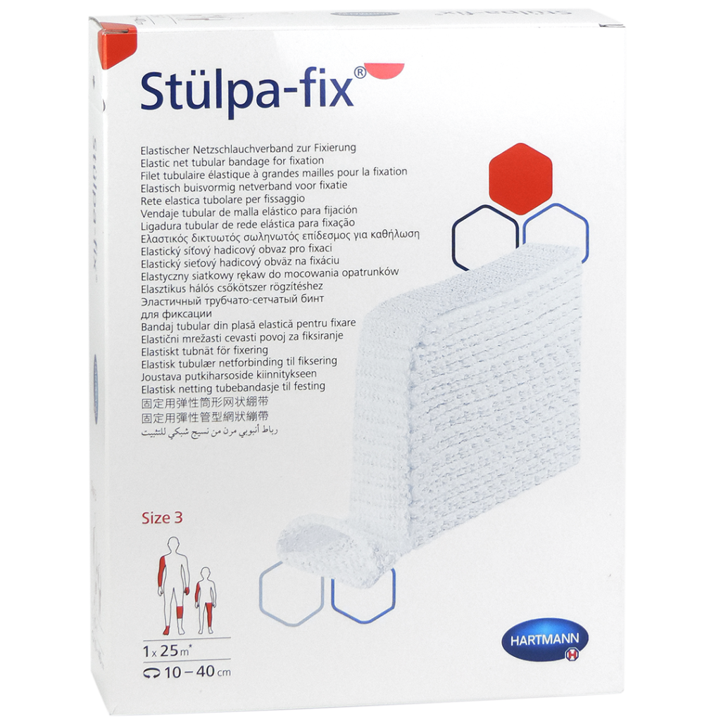 Stülpa-fix elastisch netverband, maat 4, 25m (1) • Medische Artikelen SMA