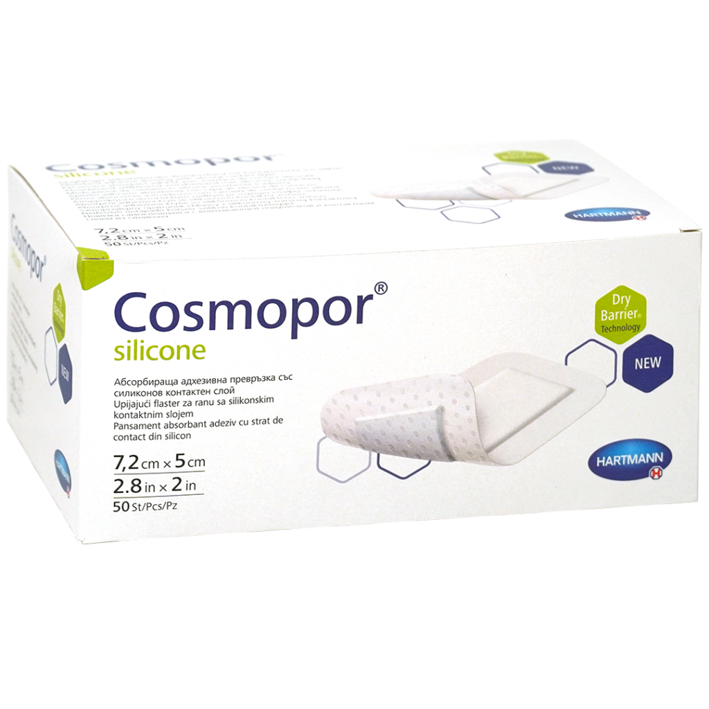 Cosmopor Silicone eilandpleisters, 15cm x 8cm (25) • Medische Artikelen SMA
